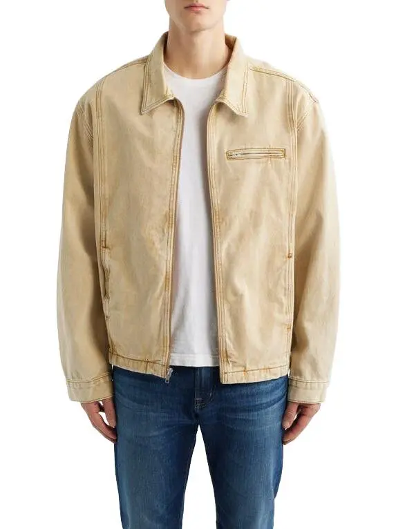 925 ORIGINALS Boulevard Zip Denim Jacket - Wheat