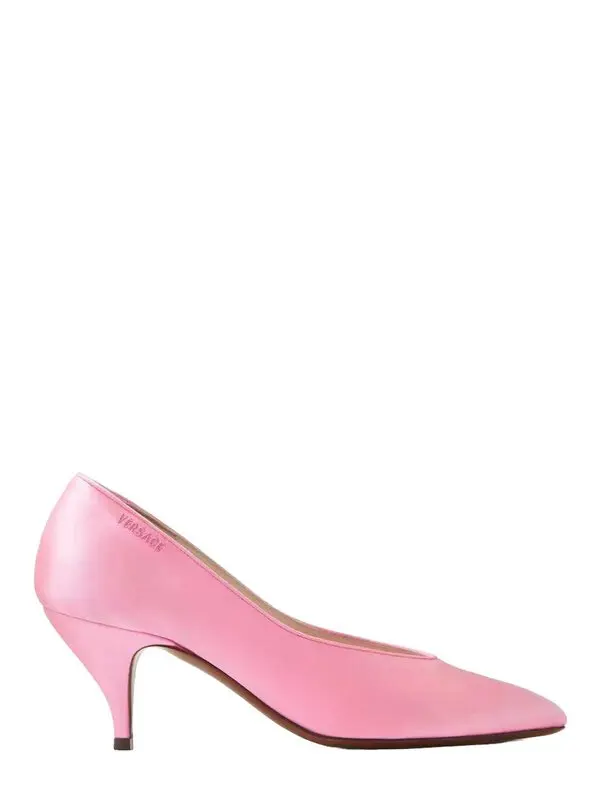 Versace Tina 65mm Satin Pumps - Pink