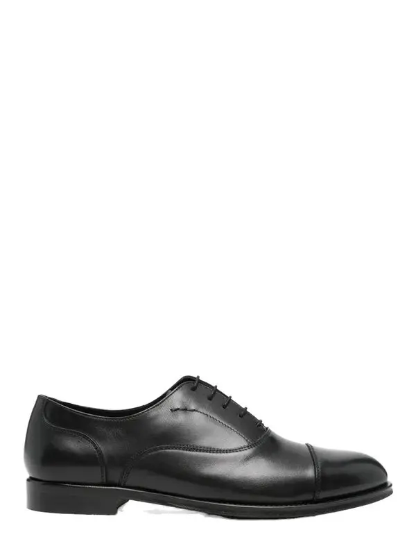 CALPIERRE Cap-toe Oxford Shoes - Black