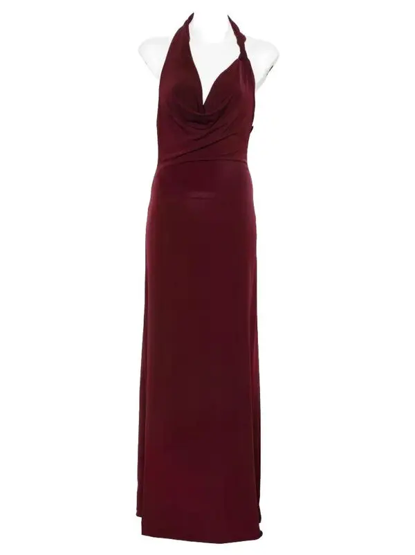 ANIYE BY Knot Norah Halterneck Maxi Dress - Purple