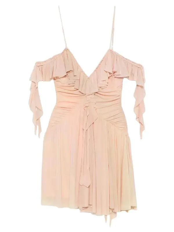 ANIYE BY Xena Ruffled Mini Dress - Pink