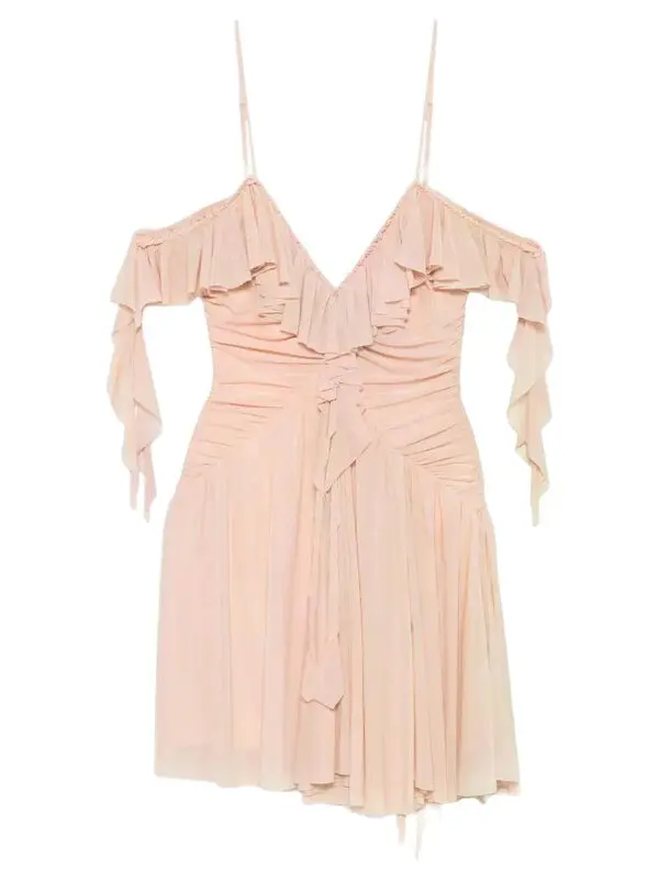 ANIYE BY Xena Ruffled Mini Dress - Pink