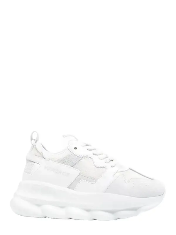 Versace Chain Reaction Sneakers - White