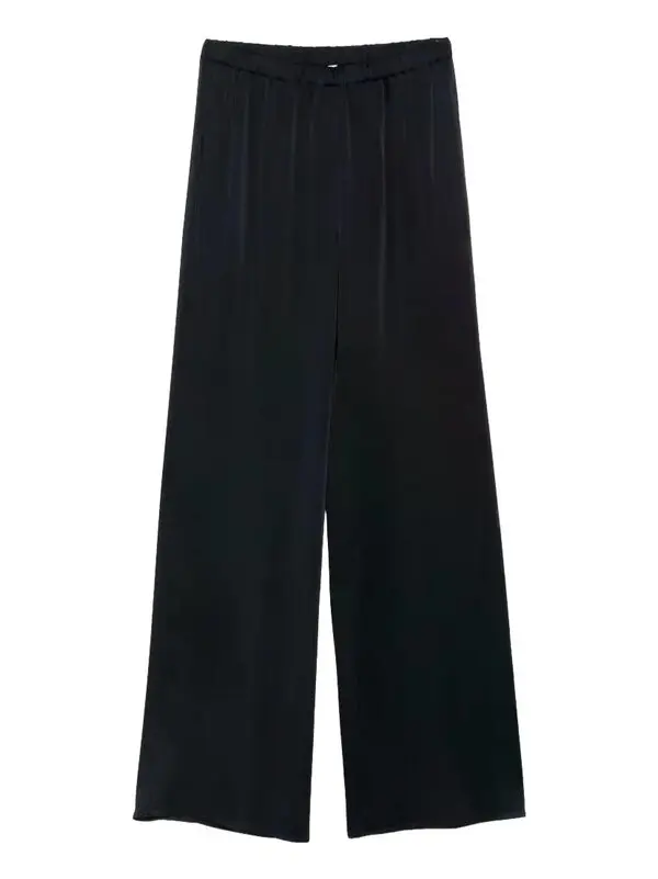 Antonelli Firenze Elasticated Wide-leg Trousers - Black