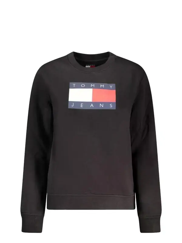 Tommy Hilfiger Logo-print Sweatshirt - Black