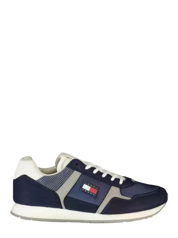 Tommy Hilfiger Logo-patch Sneakers - Blue