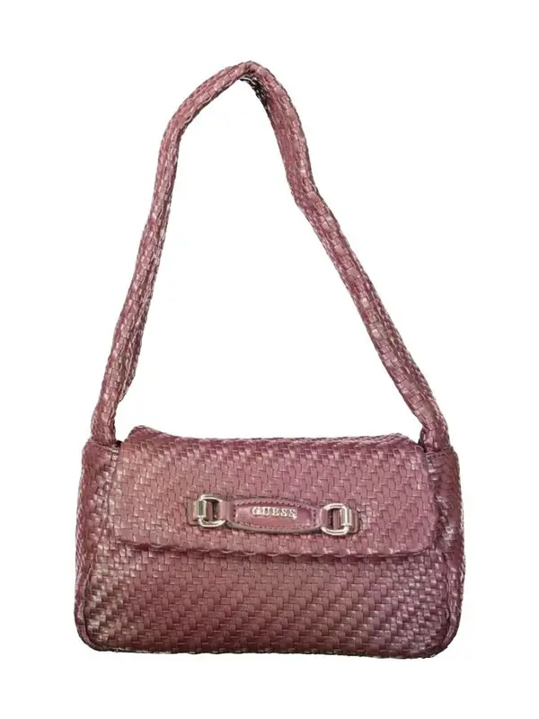 Guess Woven Shoulder Bag - Brown