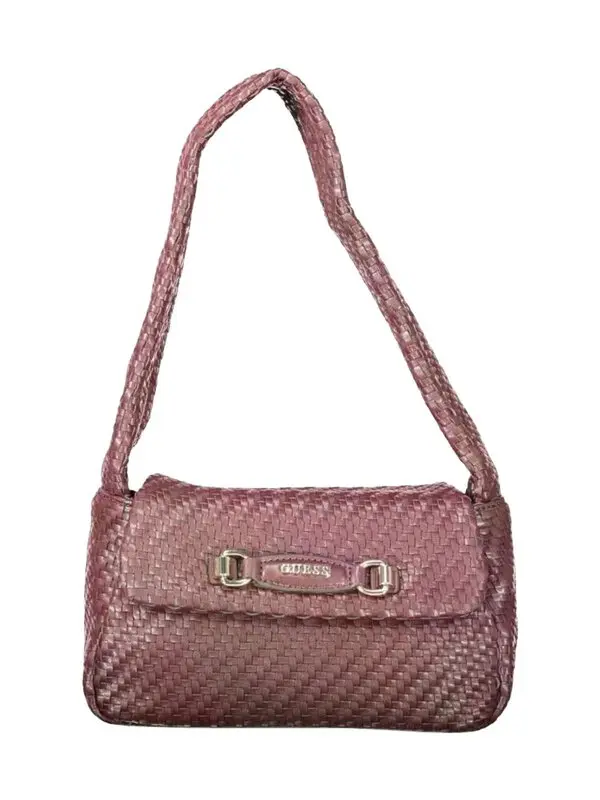 Guess Woven Shoulder Bag - Brown