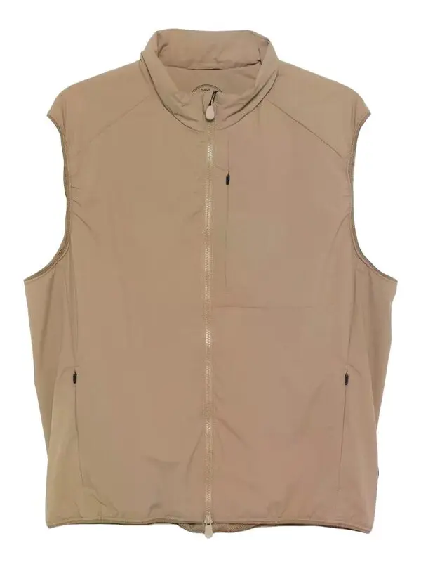 SAVE THE DUCK Joe Zip-up Gilet - Neutrals
