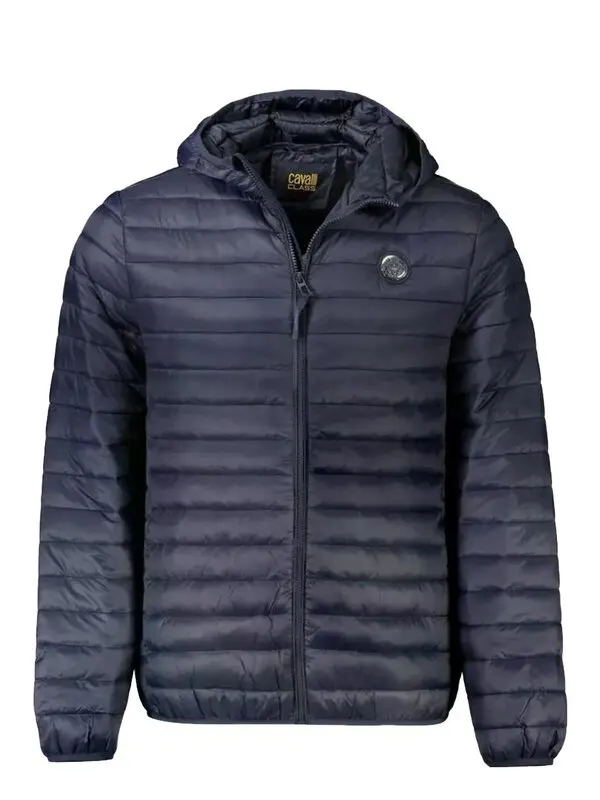 Roberto Cavalli Hooded Padded Jacket - Blue