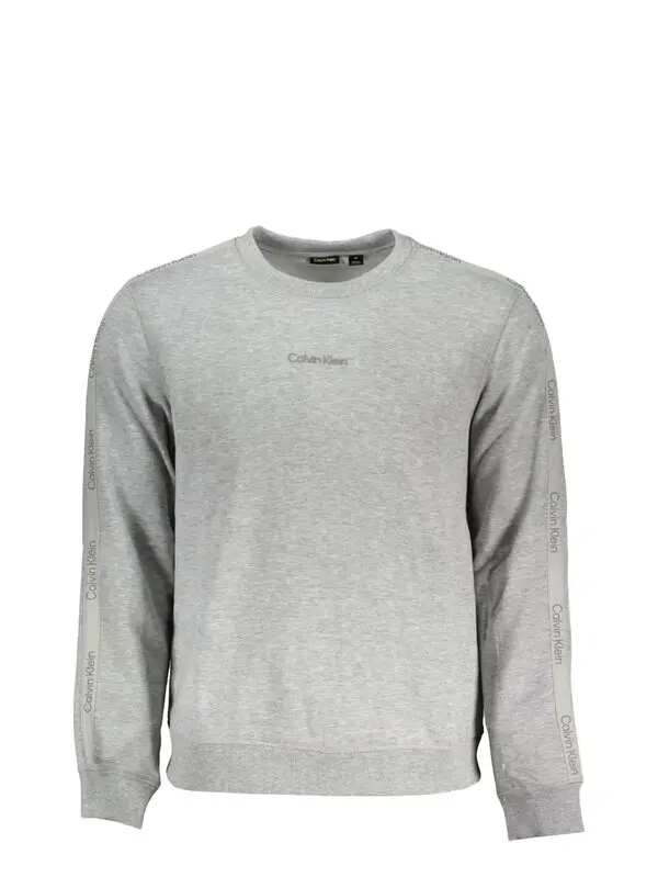 Calvin Klein Logo-embroidered Sweatshirt - Grey
