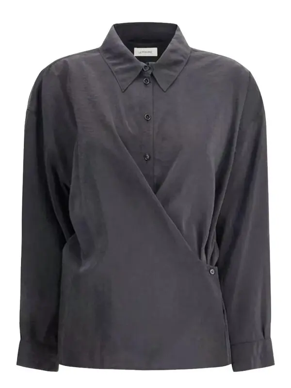 LEMAIRE Twisted Detailing Shirt - Black