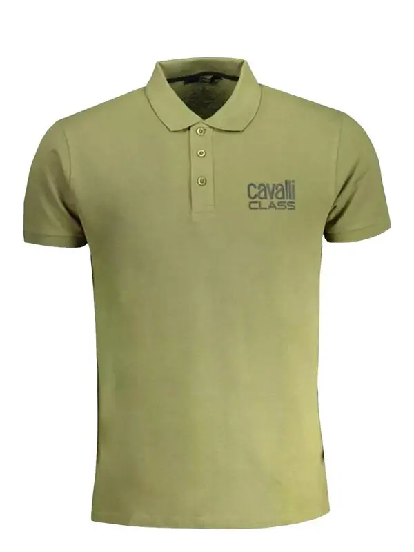 Roberto Cavalli Logo-embroidered Polo Shirt - Green