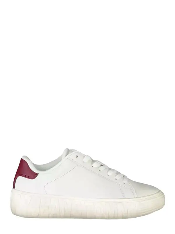 Tommy Hilfiger Cupsole Leather Sneakers - White