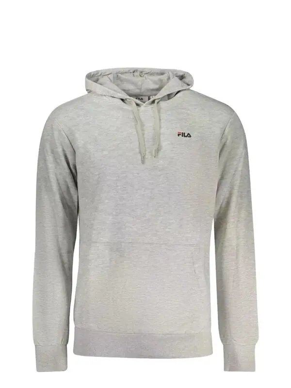 FILA Logo-detail Drawstring Hoodie - Grey