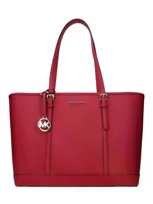 Michael Kors Leather Tote Bag - Red