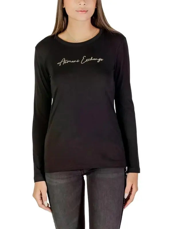 Armani Exchange Long-sleeved T-shirt - Black