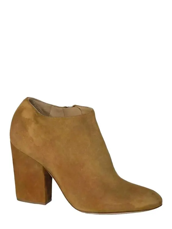 SERGIO ROSSI Suede Ankle Boots - Neutrals