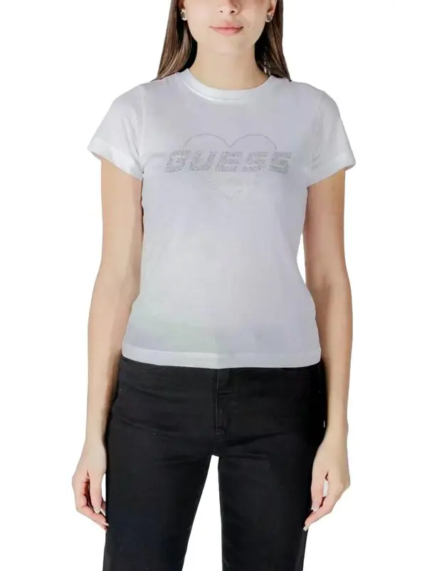Guess Embellished T-shirt - White
