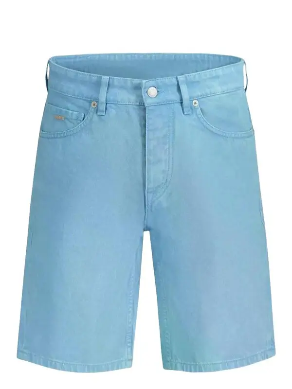 BOSS Five-pocket Denim Shorts - Blue