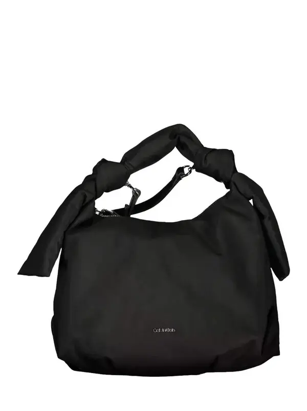 Calvin Klein Knotted Top-handle Tote Bag - Black