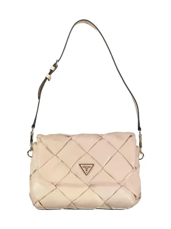 Guess Quilted Shoulder Bag - Neutrals