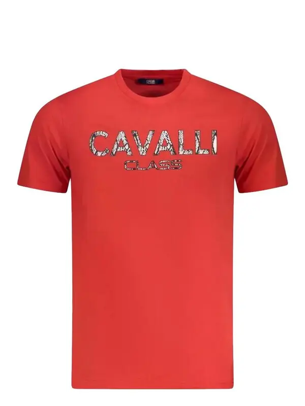 Roberto Cavalli Logo-print T-shirt - Red