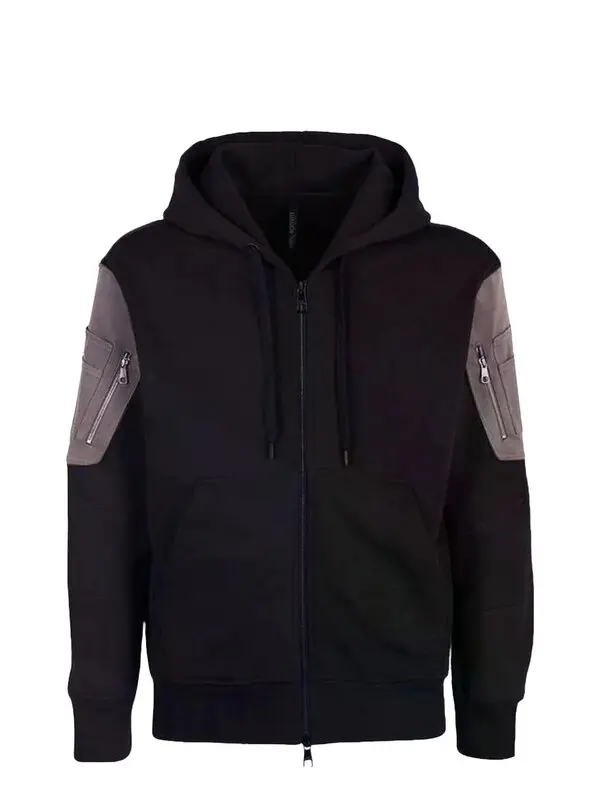 Neil Barrett Zip-up Hoodie - Black