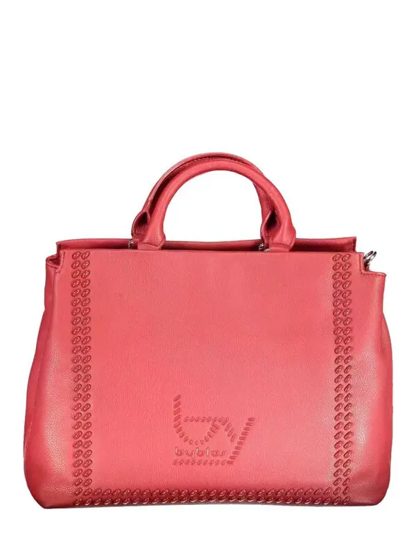 Byblos Embossed Logo Tote Bag - Red