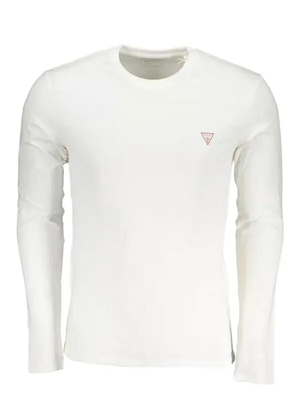 Guess Logo-patch Long-sleeve T-shirt - White