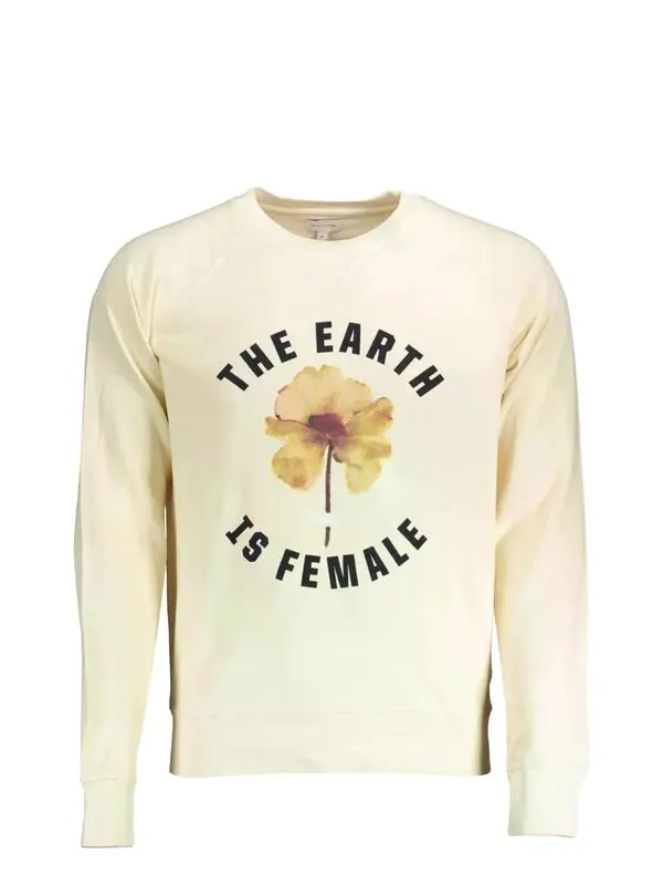 Gant Flower-print Cotton Sweatshirt - Neutrals