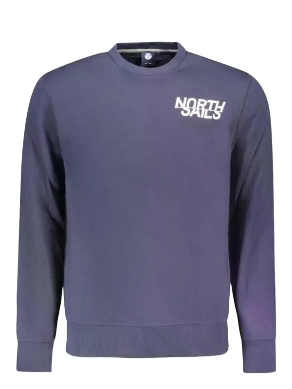 NORTH SAILS Logo-print Crew-neck Sweater - Blue