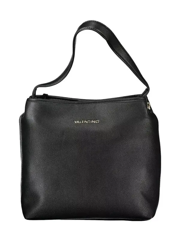 MARIO VALENTINO Brixton Pebble-grain Shoulder Bag - Black