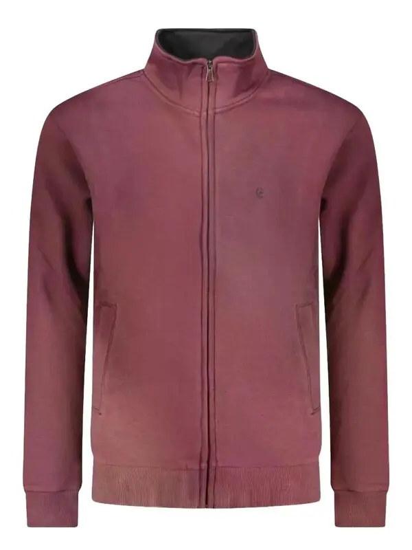 COVERI MOVING Zip-up High-neck Jacket - Red