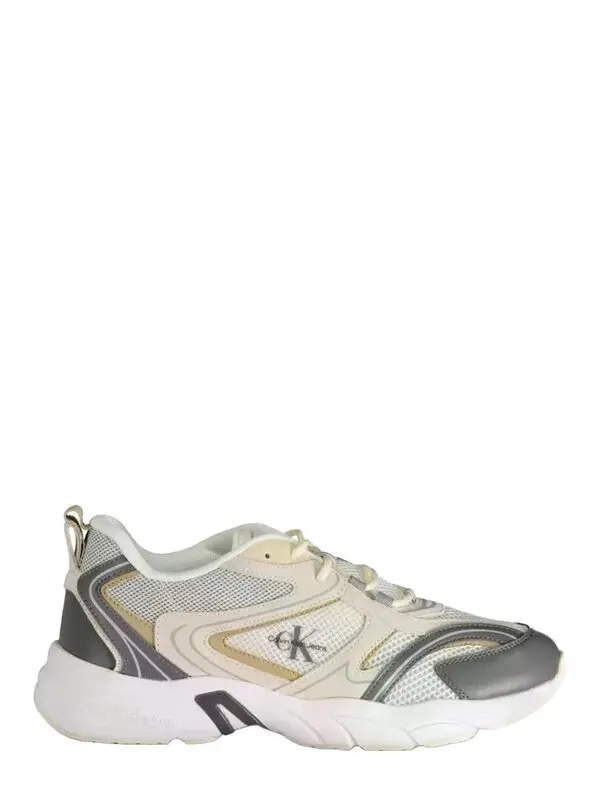 Calvin Klein Mesh-panel Sneakers - Neutrals
