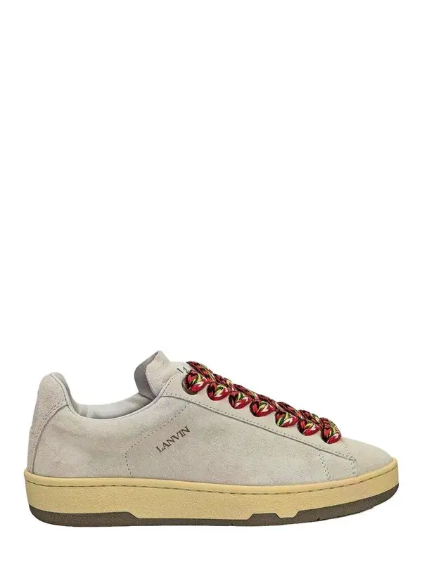 LANVIN Suede Low-top Sneakers - Grey