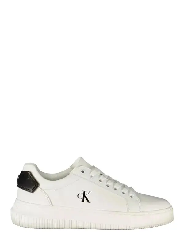 Calvin Klein Leather Sneakers - White