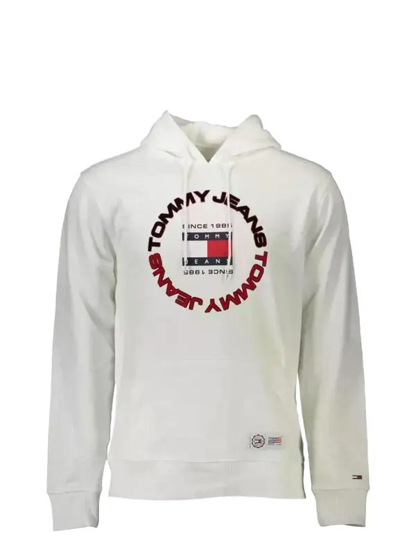 Tommy Hilfiger Logo-detail Cotton Hoodie - White