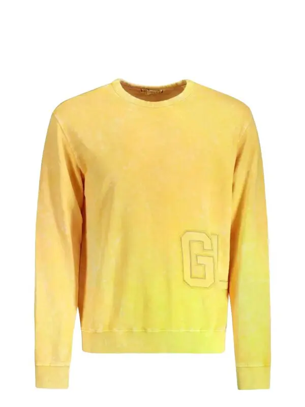 Guess Cotton Crew-neck Sweatshirt - Yellow