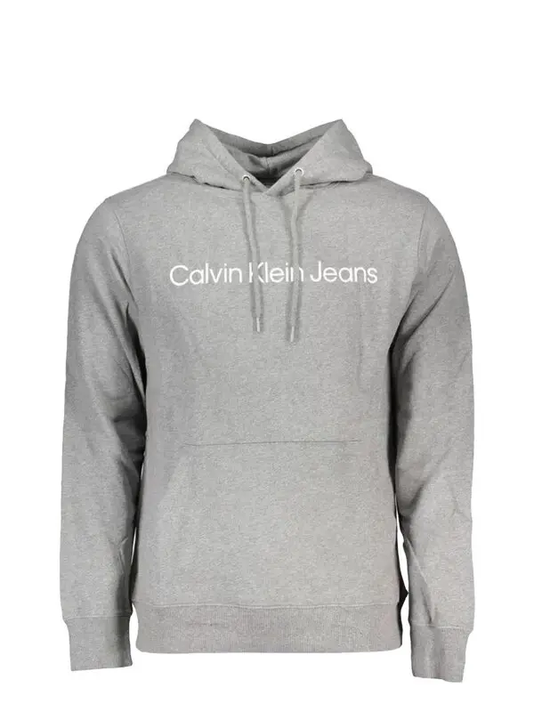 Calvin Klein Logo-print Hoodie - Grey