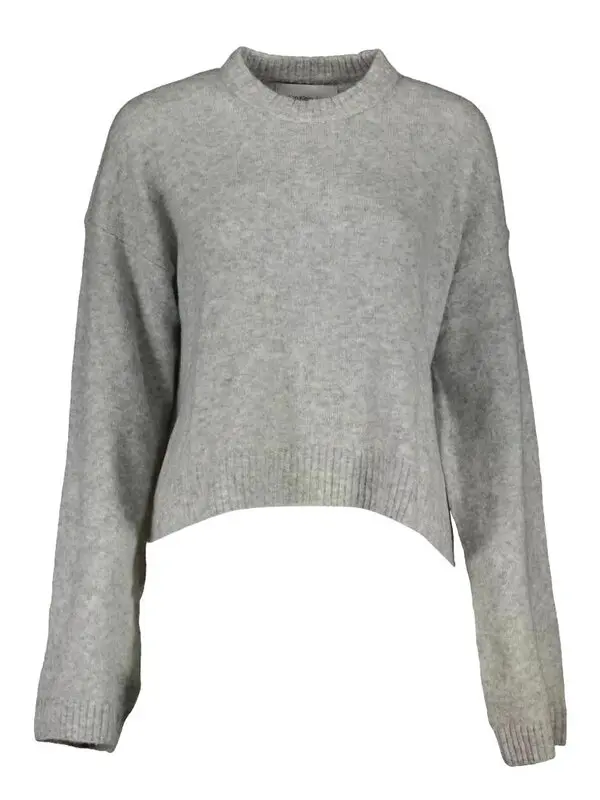 Calvin Klein Crew-neck Relaxed Fit Sweater - Grey