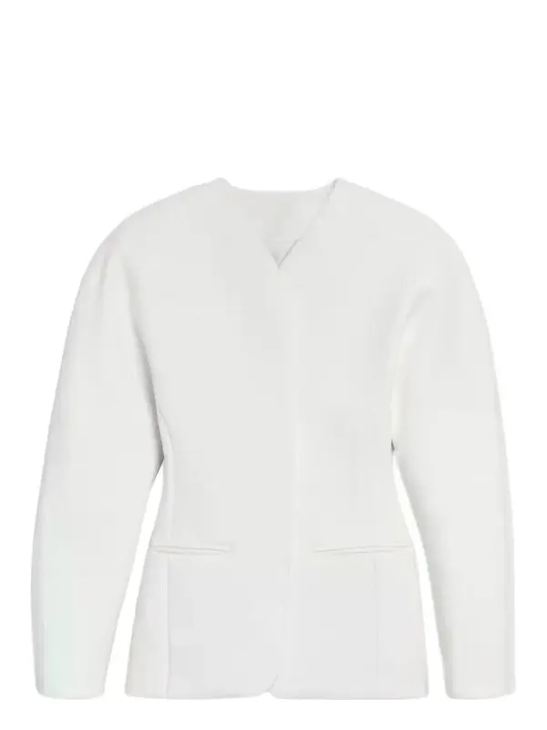 Jacquemus The Oval Fitted Jacket - White