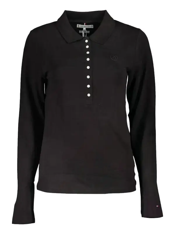 Tommy Hilfiger Long-sleeve Polo Shirt - Black