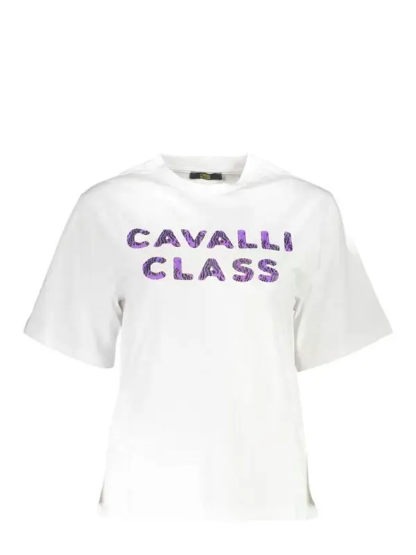 Roberto Cavalli Logo-print T-shirt - White