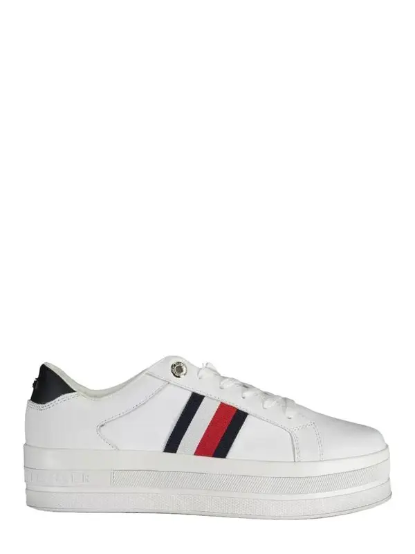 Tommy Hilfiger Logo Detail Sneakers - White