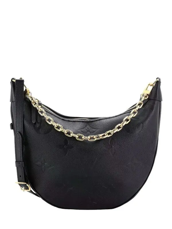 LOUIS VUITTON Loop Monogram Empreinte Giant Hobo Bag - Black
