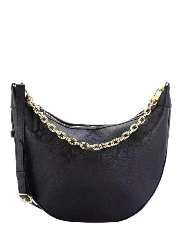 LOUIS VUITTON Loop Monogram Empreinte Giant Hobo Bag - Black