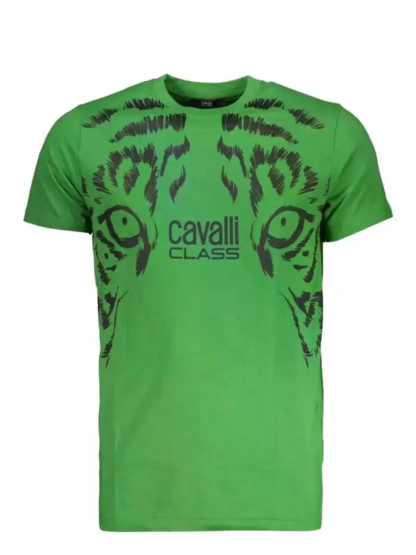 Roberto Cavalli Logo-print T-shirt - Green