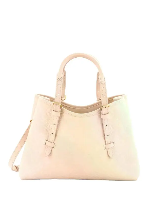 LOUIS VUITTON Babylone Monogram Empreinte Leather Pm Tote Bag - Neutrals