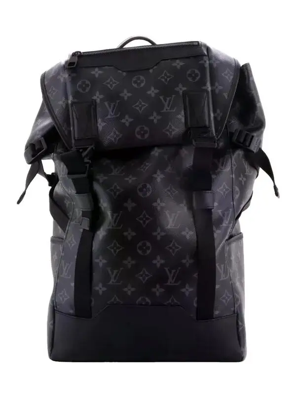 LOUIS VUITTON Getaway Monogram Eclipse Canvas Backpack - Black